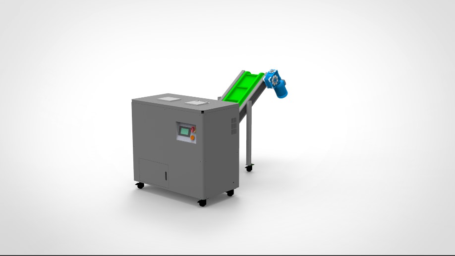 E-waste destruction hard drive hard disk and SSD combo shredder with ...